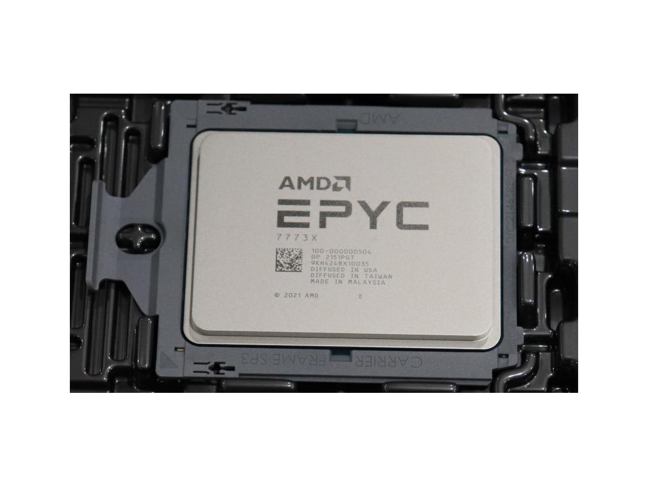 AMD EPYC 7773X CPU 64 cores 128 Threads Server Processors with AMD 3D V-Cache L3 Cache 768MB CPU ...