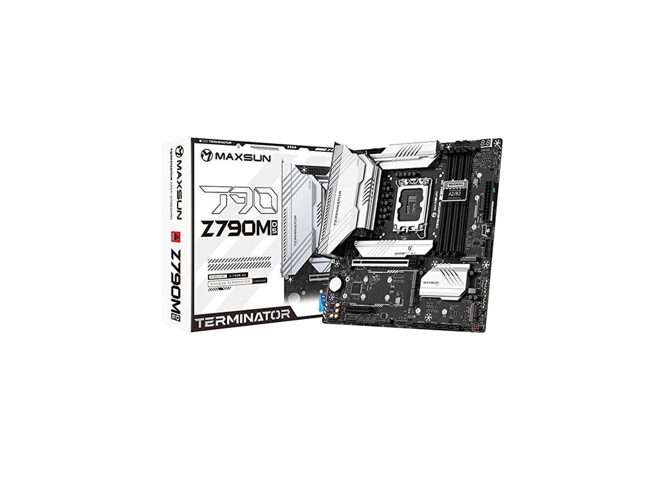 MAXSUN Motherboard Z790 DDR5 Gaming PC M-ATX Motherboard (MATX, 13th ...