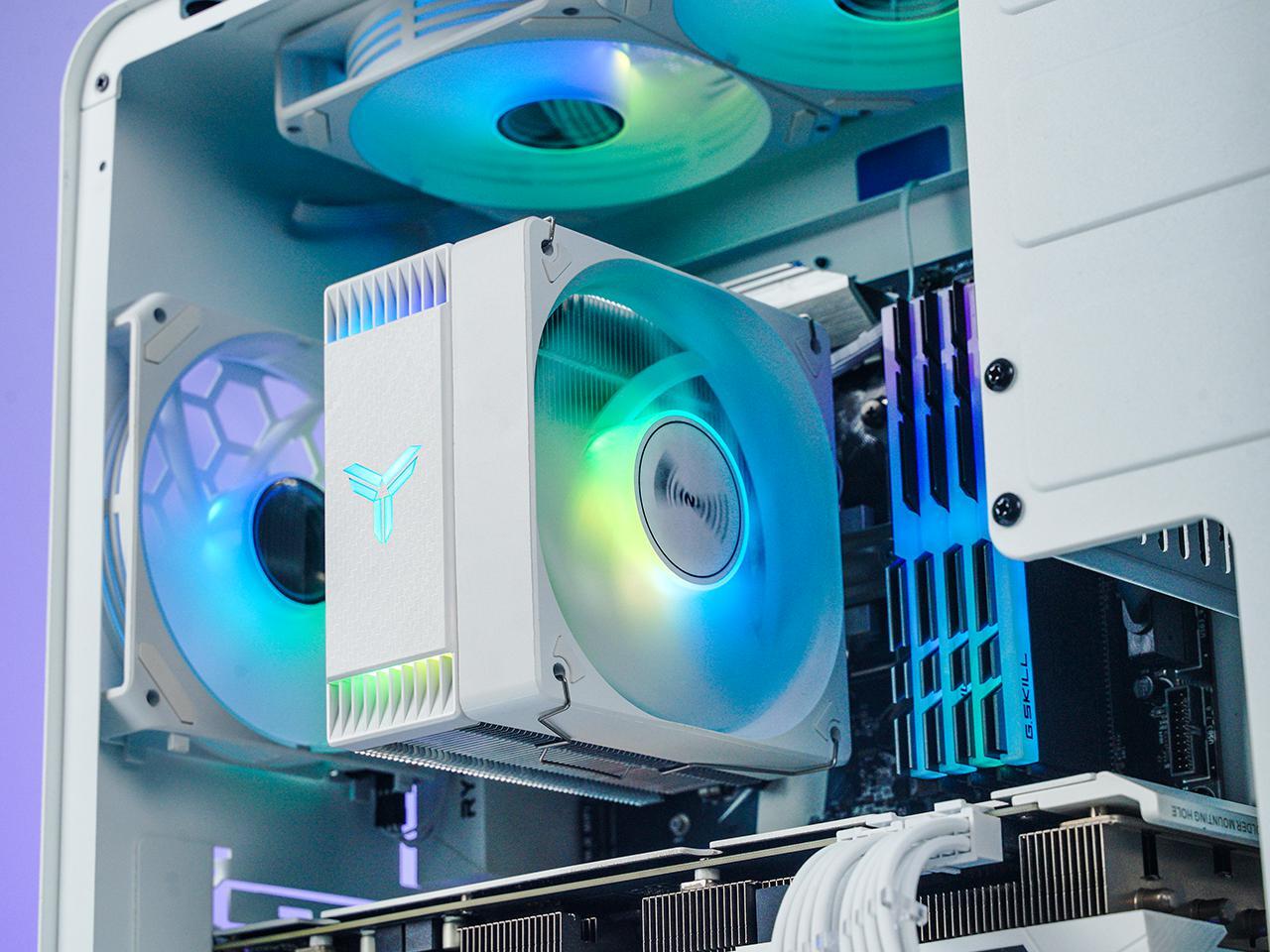 JONSBO CR1000 EVO COLOR White Silent Series CPU Cooler , Air Cooler RGB ...