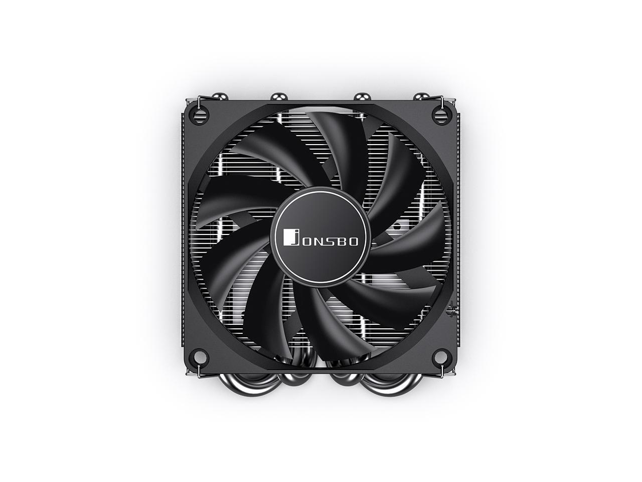 JONSBO HP400S BLACK Mini CPU cooling Fan, Top Flow CPU Cooler , All-in ...