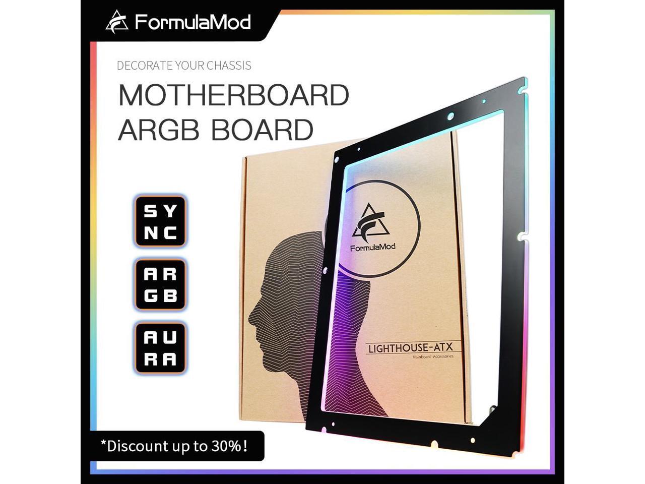 FormulaMod Lightinghouse ATX M-ATX ITX Motherboard Lighting Back Plate ...