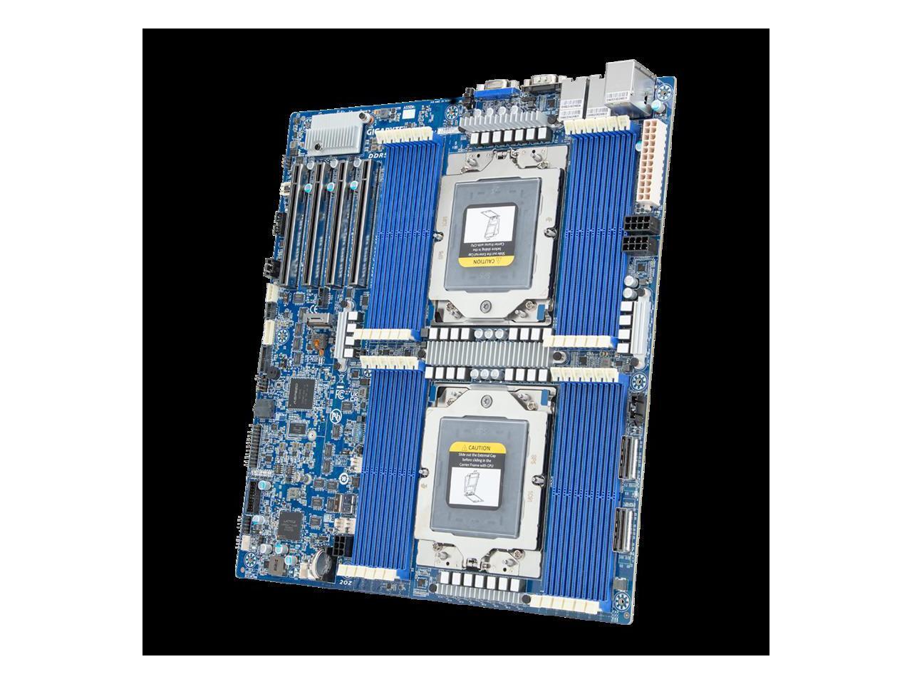 GIGABYTE MZ73-LM0 Server Motherboard Socket SP5 AMD EPYC 9004 Series ...