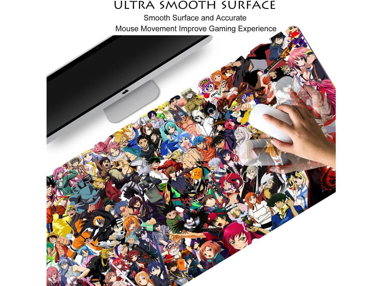 KINPLE Extended Large Gaming Mouse Pad Full Desk Keyboard Mouse Pad XXL ...