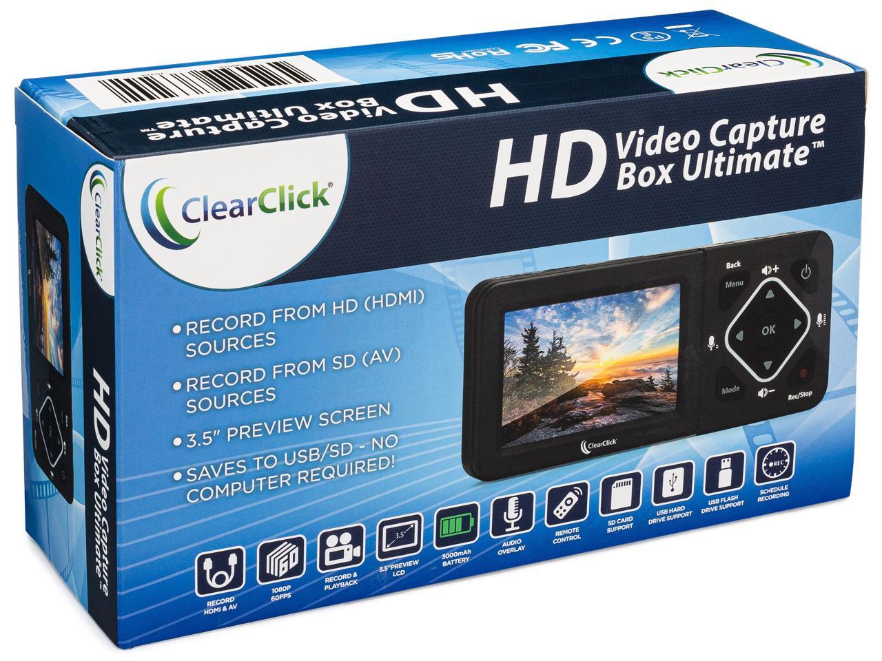 ClearClick HD Video Capture Box Ultimate - Capture and Stream Video ...