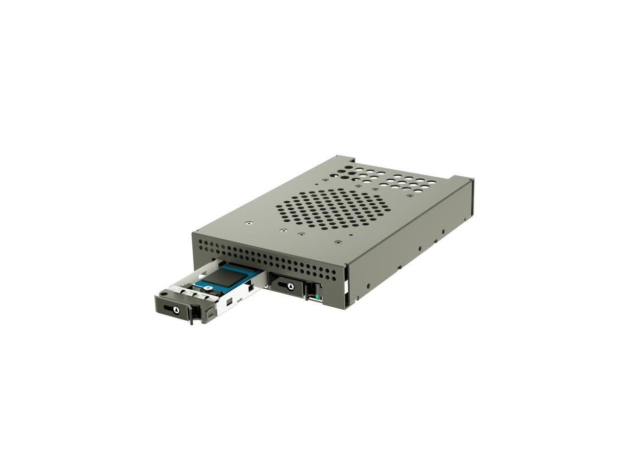 Athena Power BP-M22NVMEO350, 3.5" Bay NVMe M.2 Backplane Cage for 2x M ...