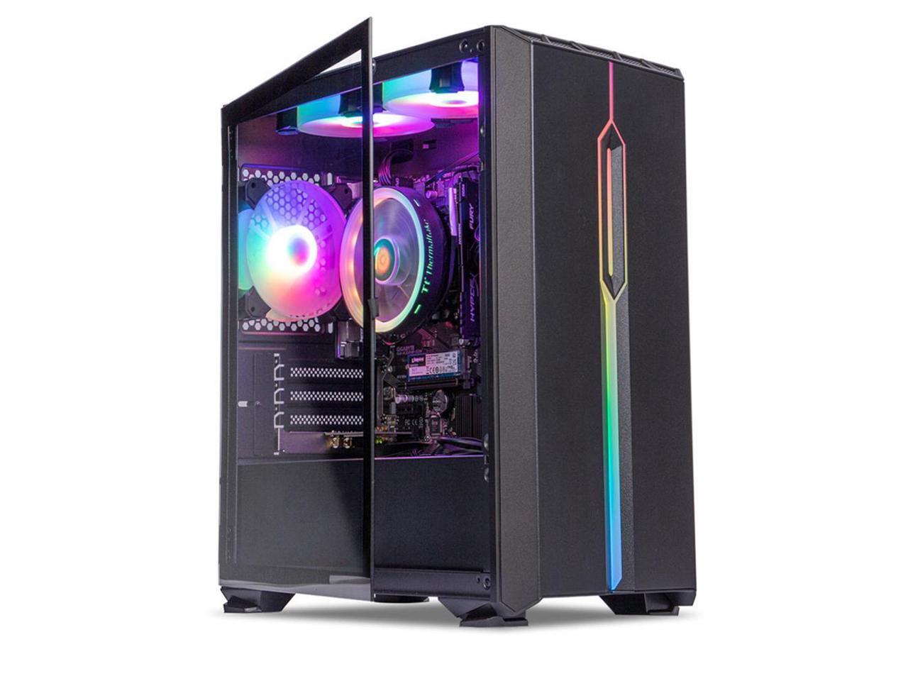 MXZ Gaming Desktop PC Computer I3 13100F,GTX1660S, H610,16G(8G*2) DDR4 ...