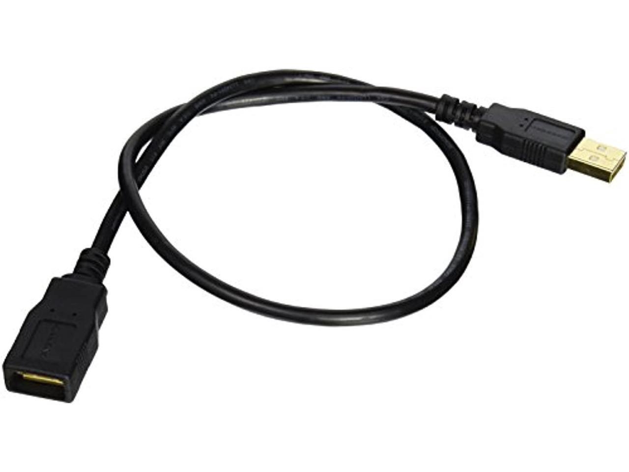 Monoprice USB Type-A to USB Type-A Female 2.0 Extension Cable - 1.5 ...