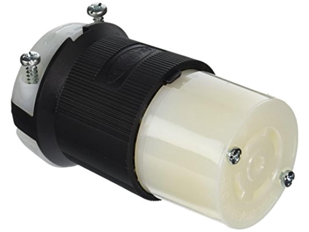 hubbell hbl2813 locking connector, 30 amp, 3 phase, 120/208v, l2130r ...