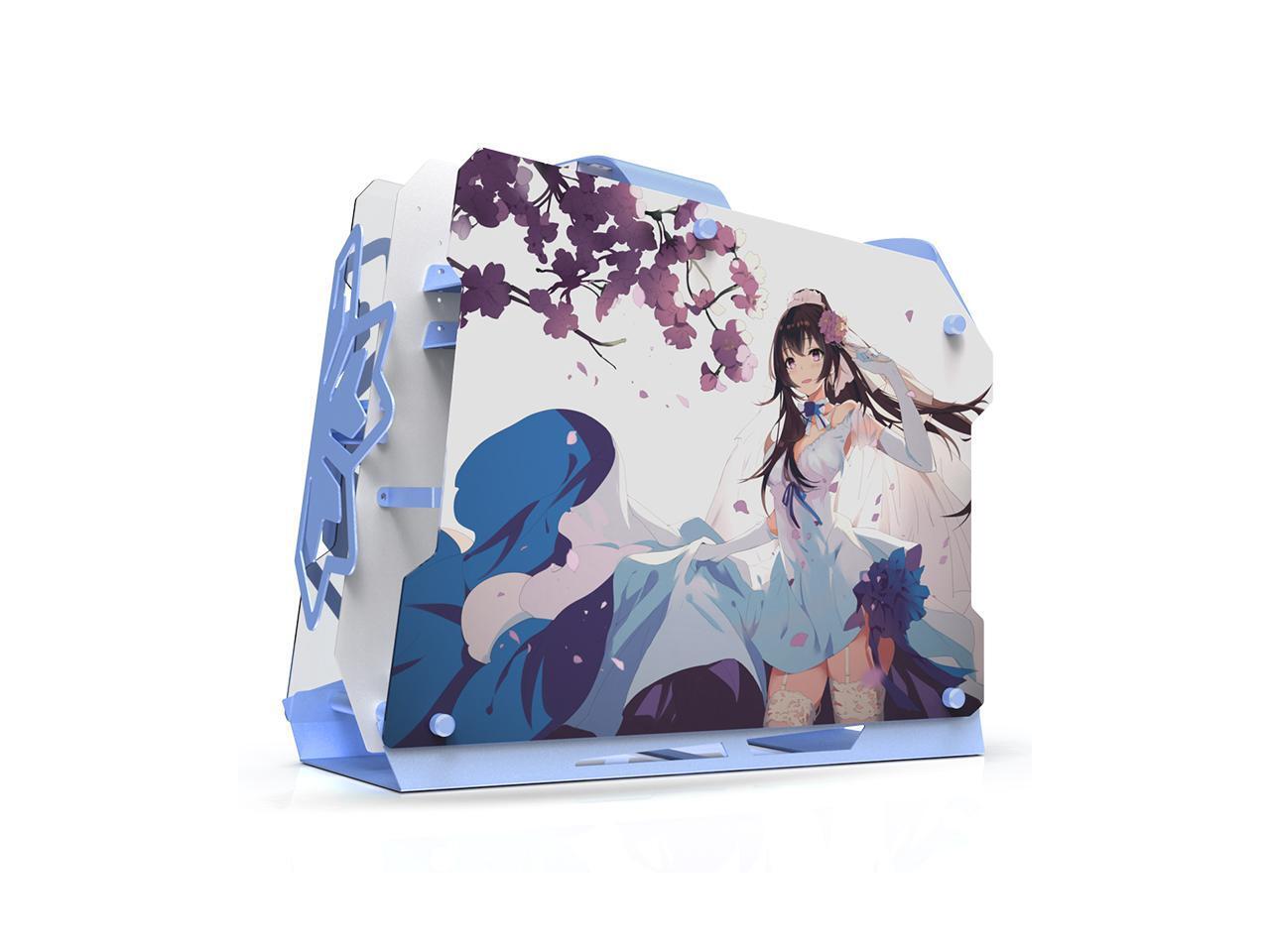 Zeaginal ZC-09 *YESTON Tempered Glass Mini Computer Case Support 360mm ...