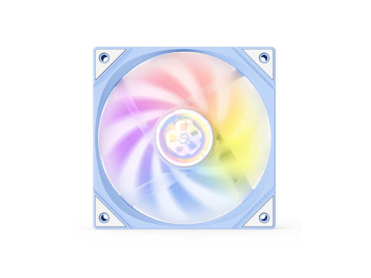 Yeston New Sakura ARGB LED 120mm Case Fan,Quiet Edition High Airflow ...