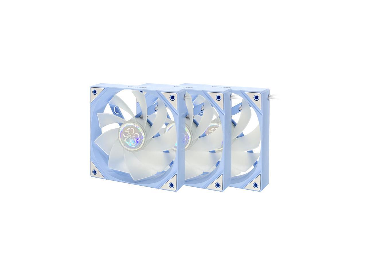 Yeston New Sakura ARGB LED 120mm Case Fan,Quiet Edition High Airflow ...