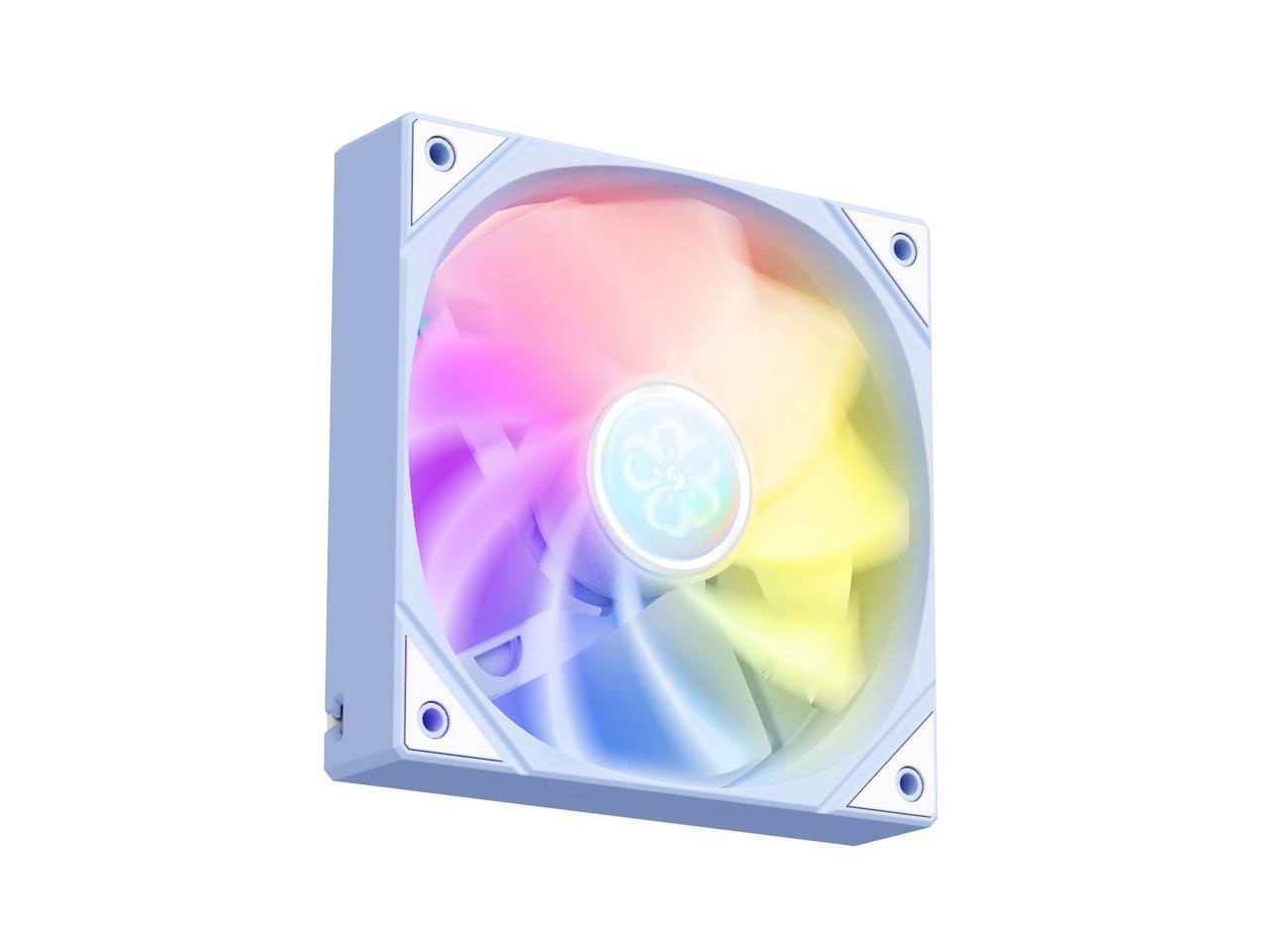 Yeston New Sakura ARGB LED 120mm Case Fan,Quiet Edition High Airflow ...