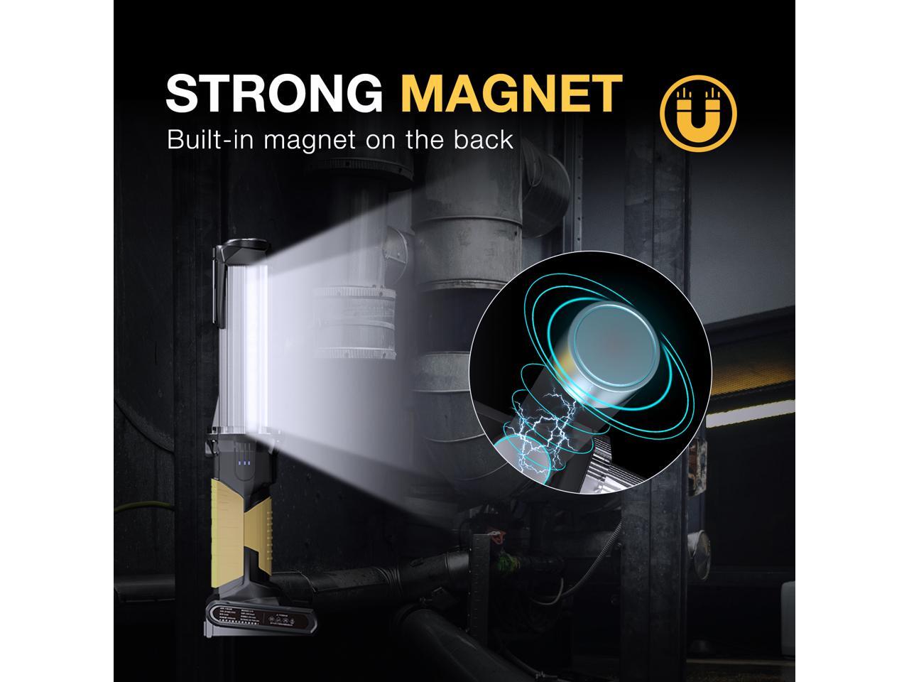 WARSUN LED Work Light Rechargeable Work Light Portable Flashlight ...