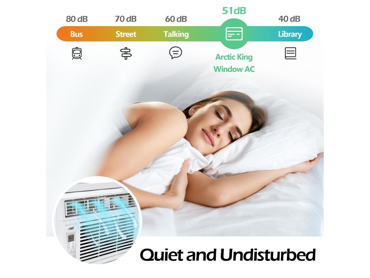 Arctic King 10,000 BTU Window Air Conditioner, Cools up to 450 Sq. Ft ...