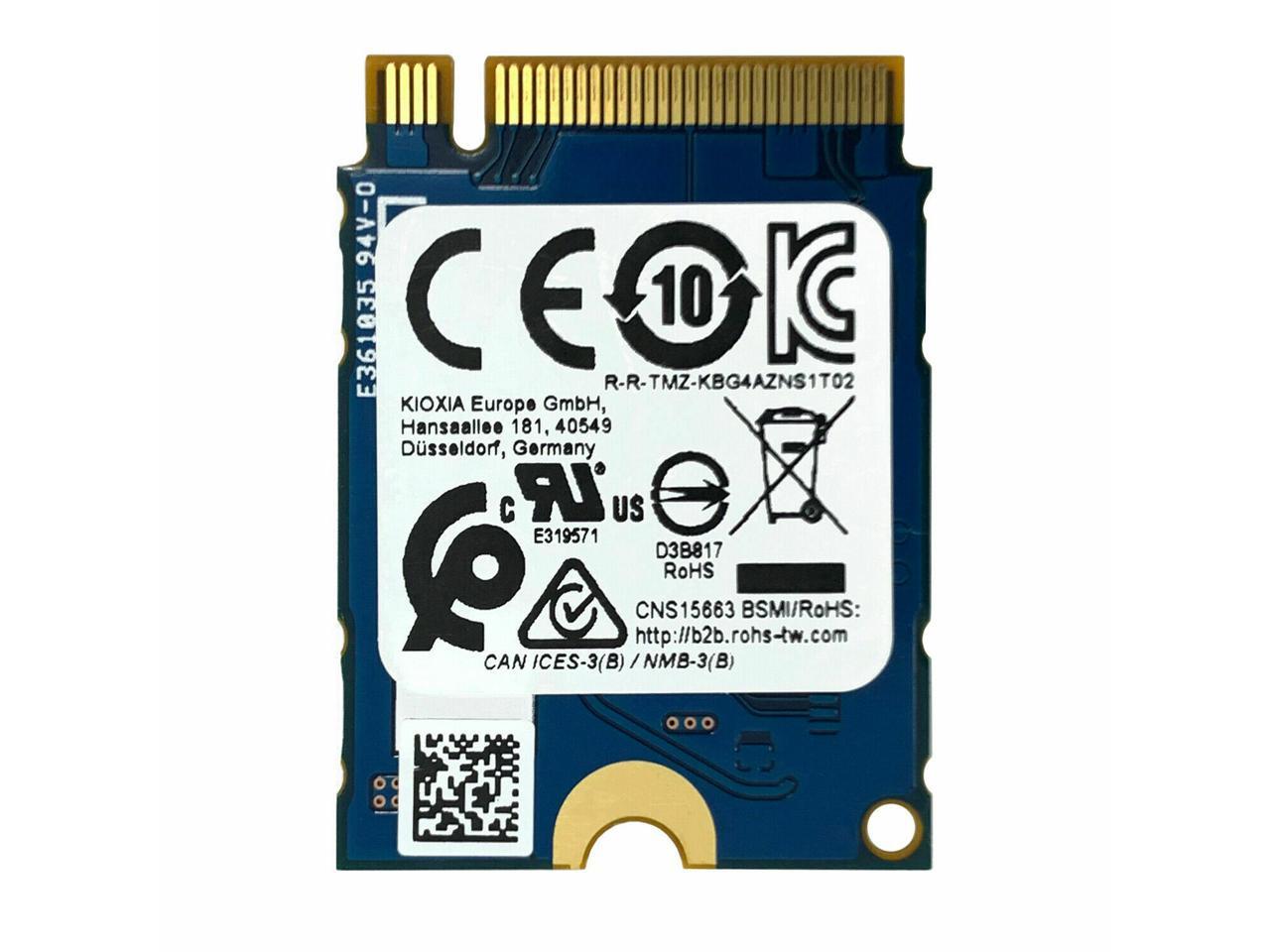 Kioxia Former Toshiba Brand 128GB PCIe NVMe 2230 SSD (KBG40ZNS128G ...