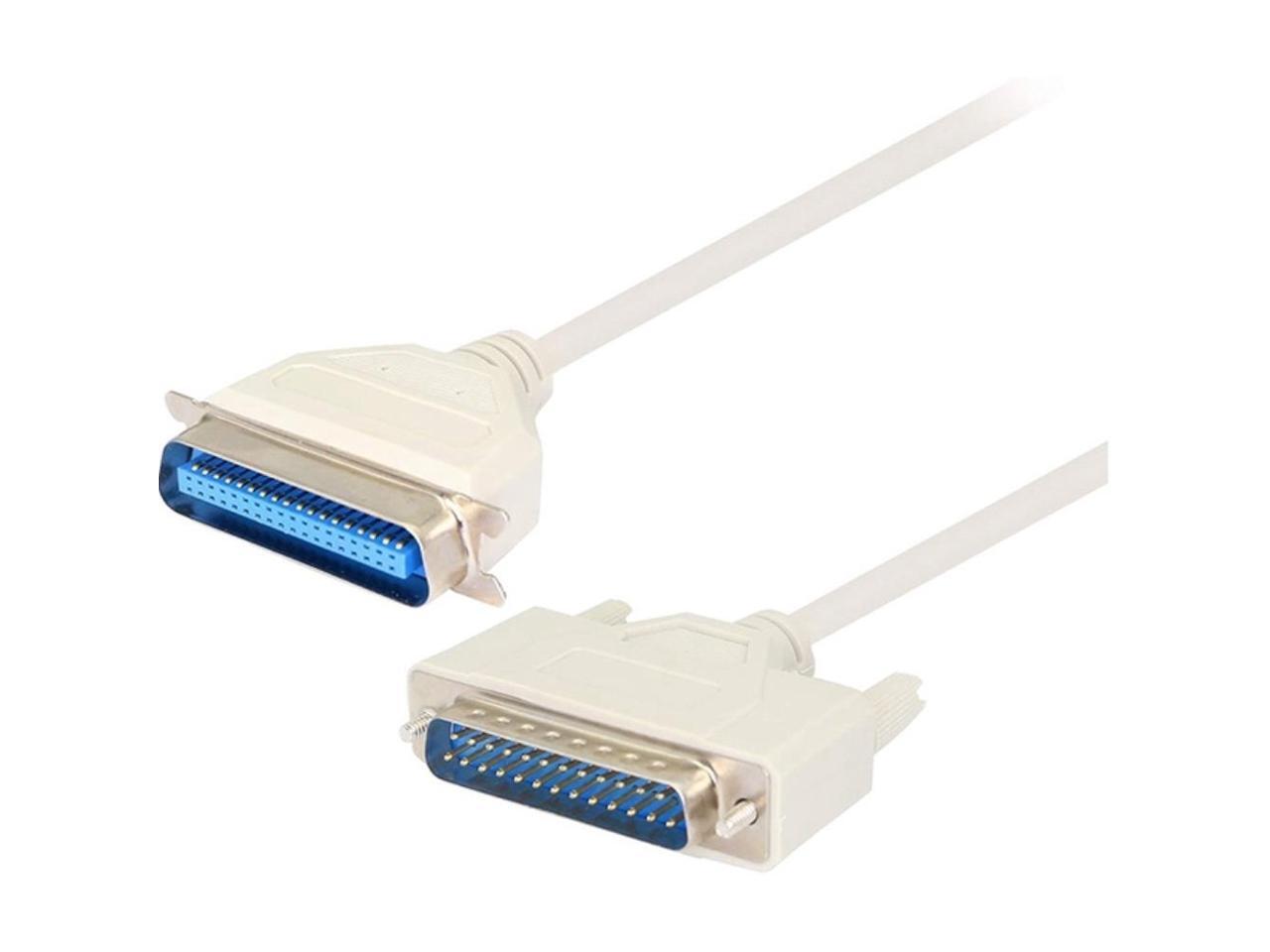 DB25 Male to CN36 Female Parallel Printer Cable DB25 Pin to CN36 Hole ...