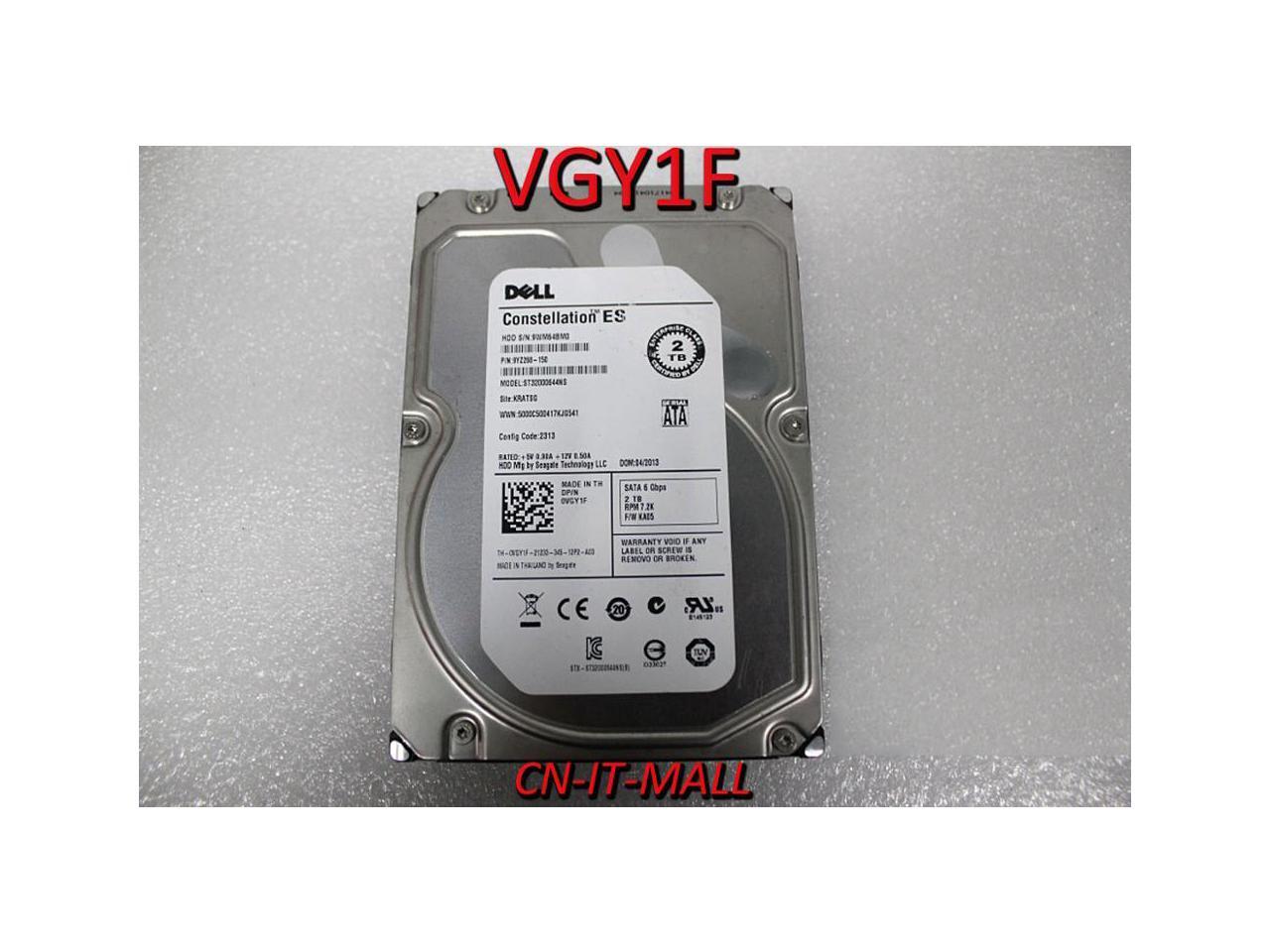 0VGY1F 0VGY1F 2TB 7.2K 3.5 SATA ST32000644NS HDD 2T Hard Drive - Newegg.com