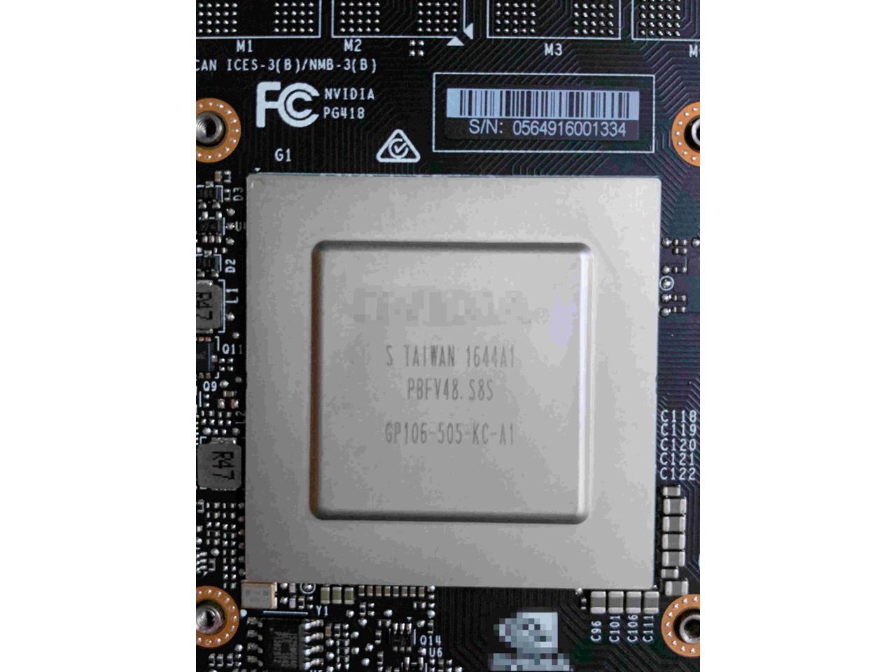 for Alienware M17X R4 M17X R5 M17X R6 DELL M6700 P106M GP106-505-KC-A1 ...