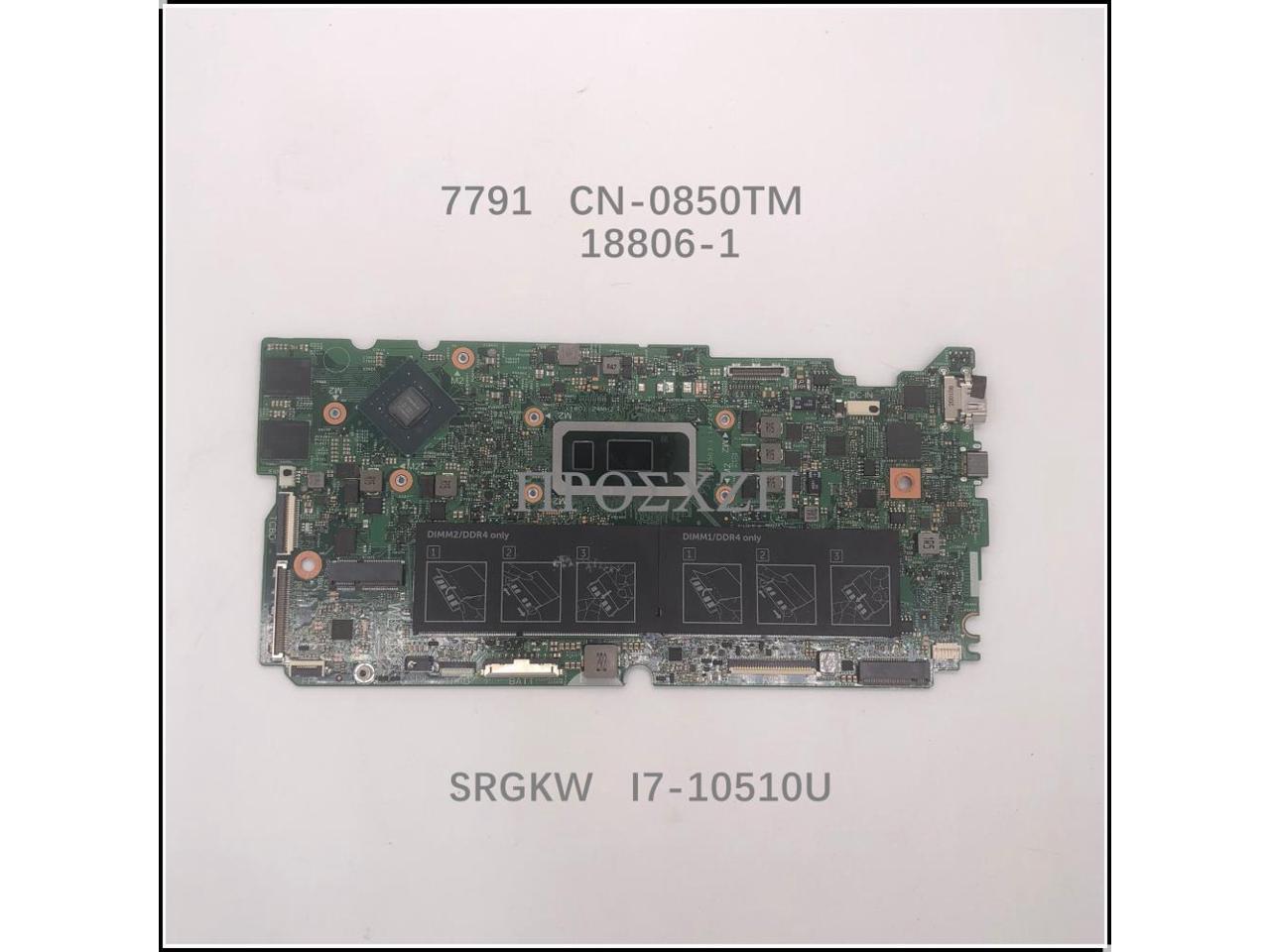 7791 CN-0850TM 0850TM 085TM 18806-1 With SRGKW I7-10510U CPU N17S-G2-A1 ...