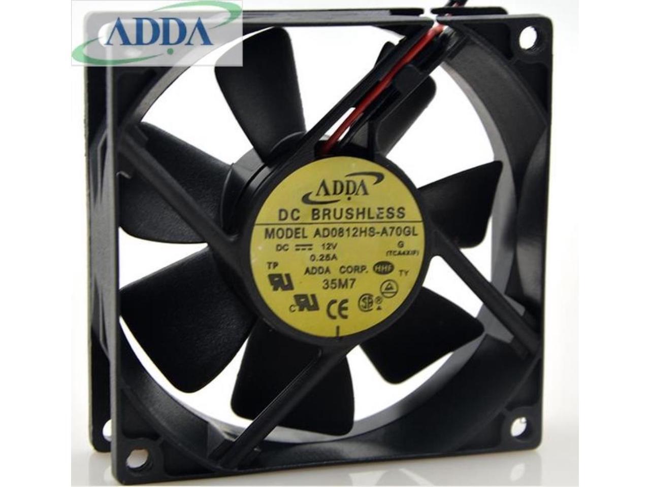 FOR ADDA AD0812HS-A70GL 8025 DC12V 0.25A 8cm case cooling fan - Newegg.com