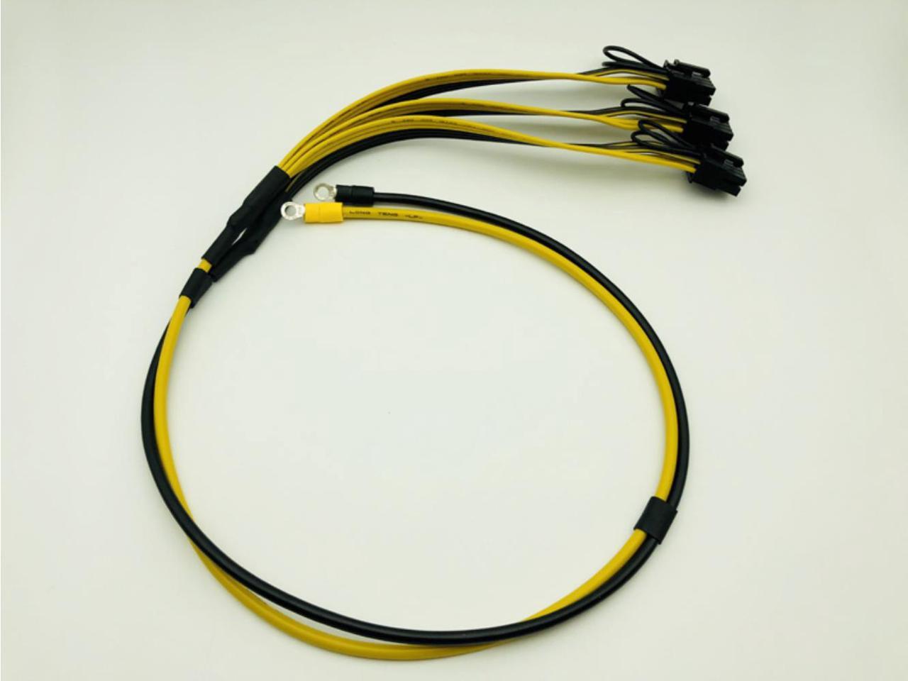 PSU Power Supply Cables PCI e Molex 8pin to 3 PCI-e 8 pin 6+2pin PCI ...