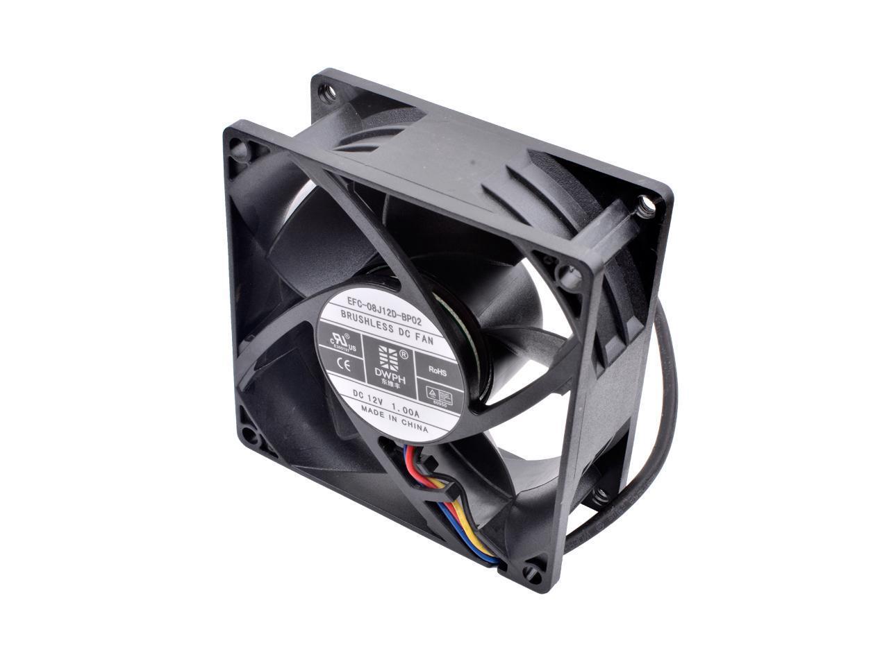 DWPH EFC-08J12D-BP02 8cm 8032 80mm fan 80x80x32mm DC12V 1.00A power ...