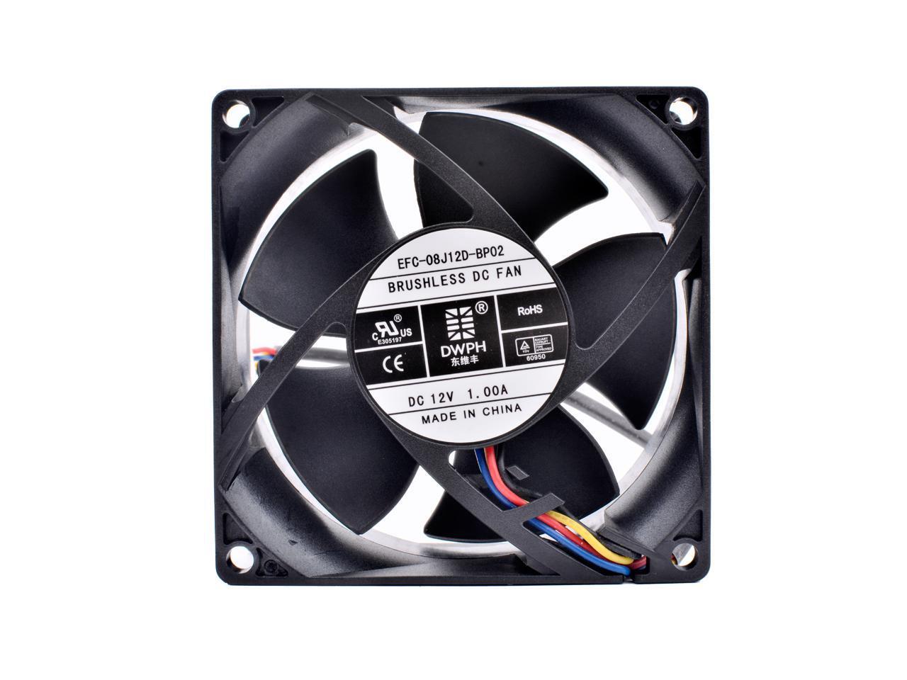 DWPH EFC-08J12D-BP02 8cm 8032 80mm fan 80x80x32mm DC12V 1.00A power ...