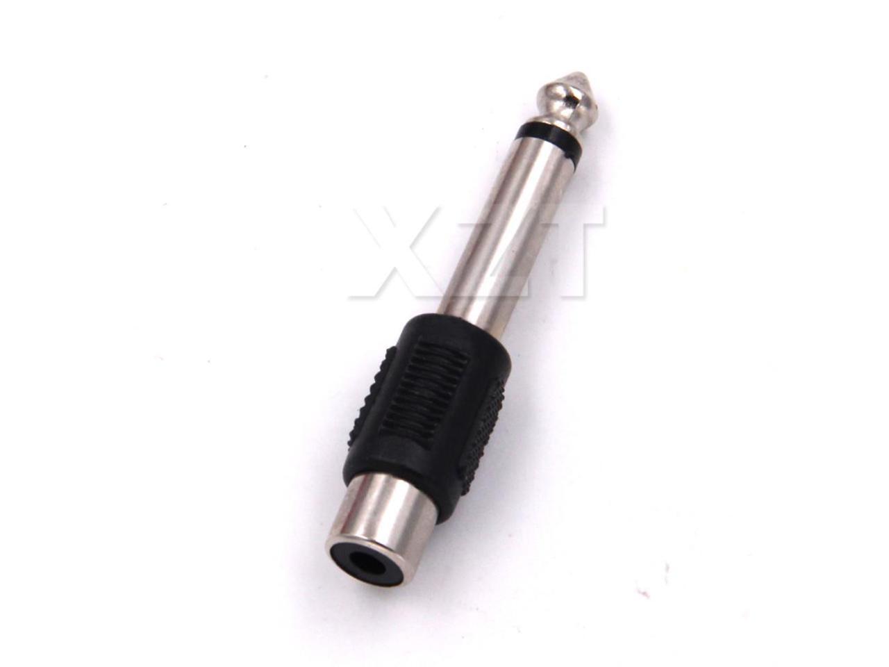 AT 1Pcs Jack Plus Stereo Headphone Audio Adapter 6.5 rca Converter For ...