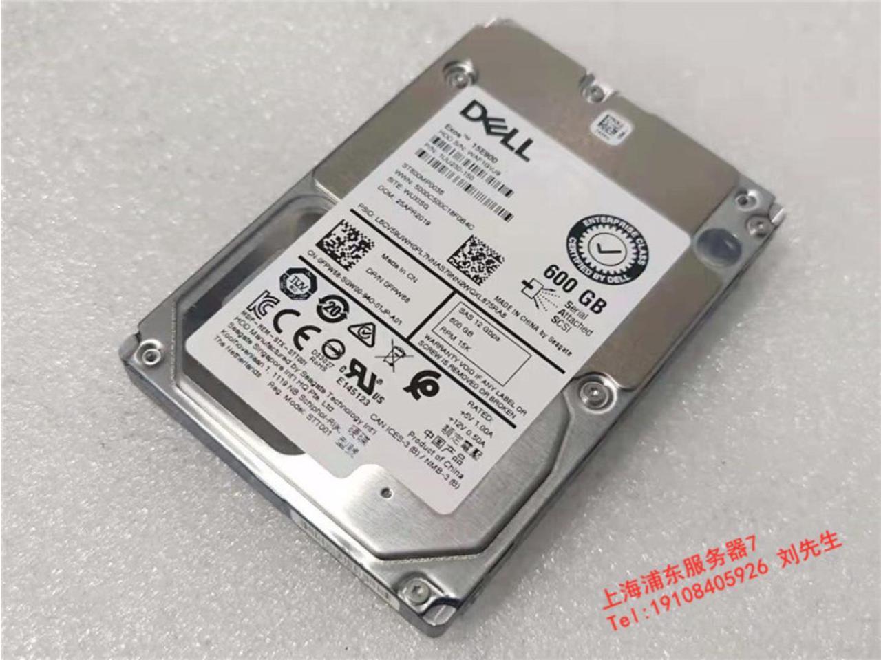1pcs-Dell R740 R640 ST600MP0036 0FPW68 600G 15K 2.5 SAS 12GB server ...