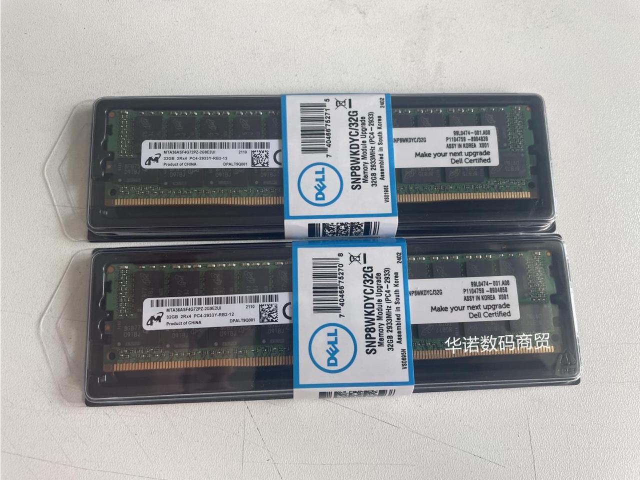1pcs-Dell SNP8WKDYC/32G 32G DDR4 2933Y R730 R740XD T7910 memory ...