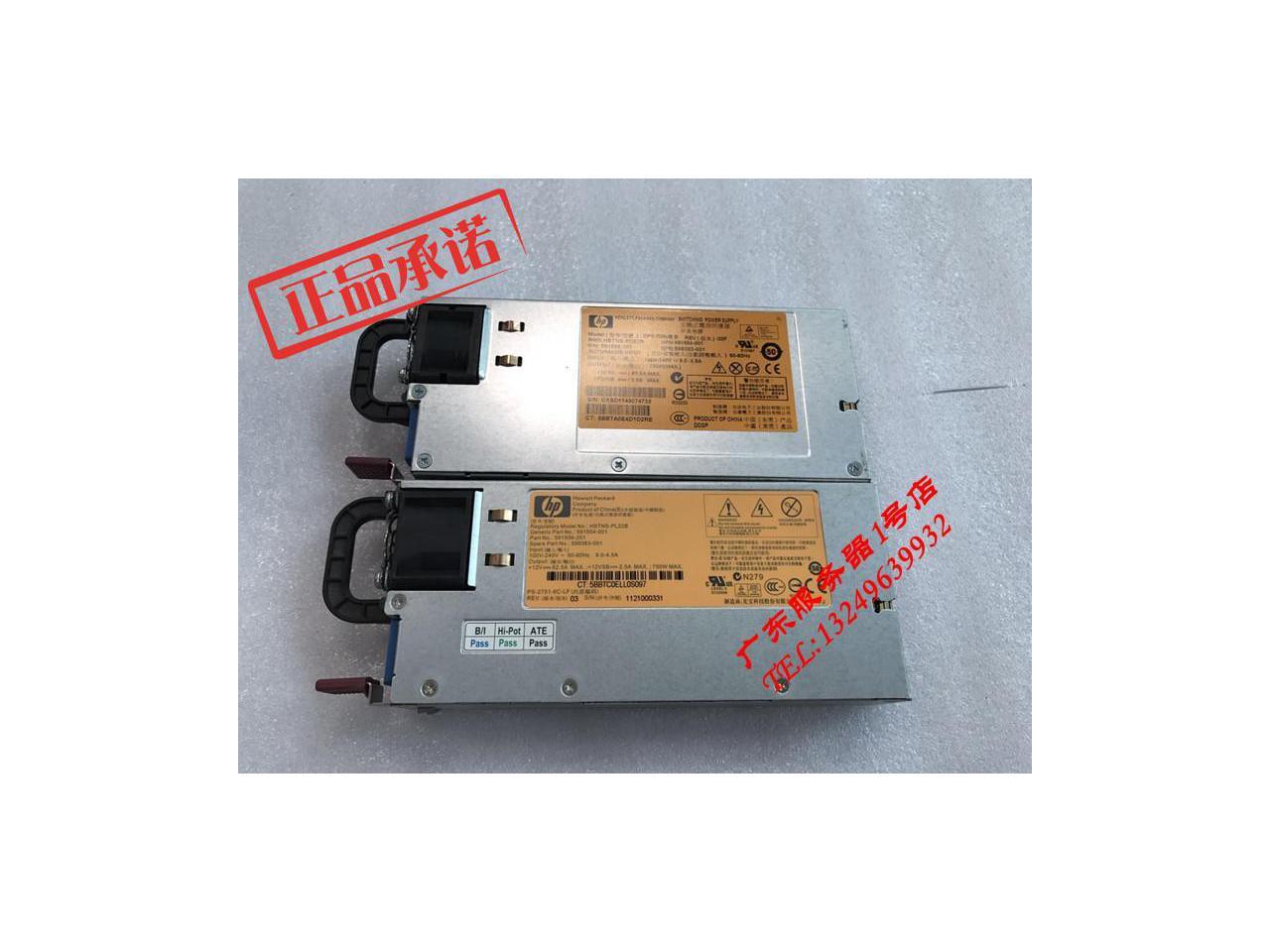 2 pcs 360G7 380G7 750W Platinum Power Supply 591556-DPS-750UB B 591554 ...