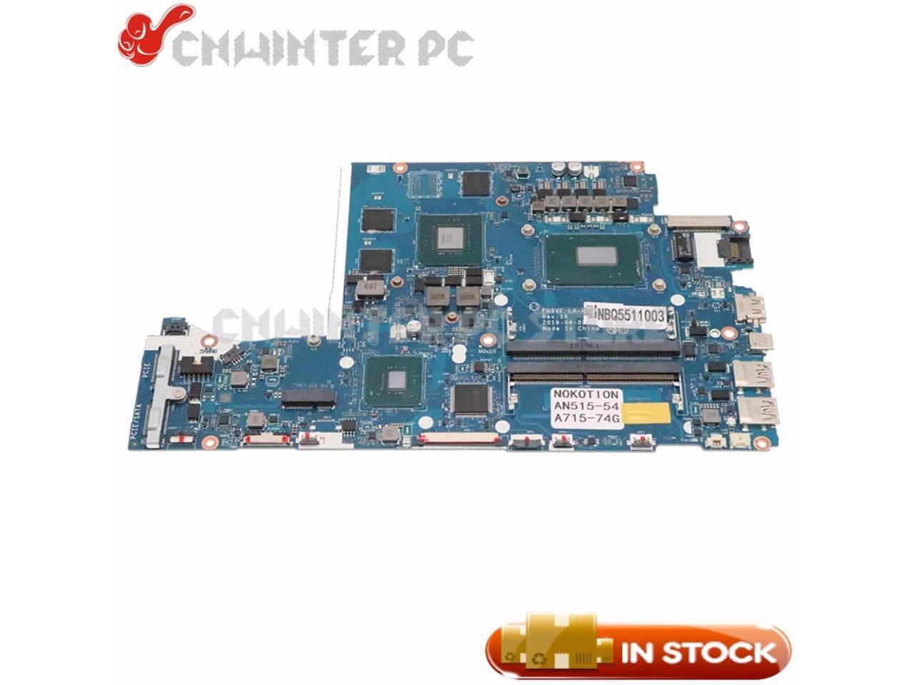 NBQ5511003 NB.Q5511.003 EH5VF LA-H501P For Acer Nitro 5 AN515-54 A715-74G Motherboard SRF6X i5 ...