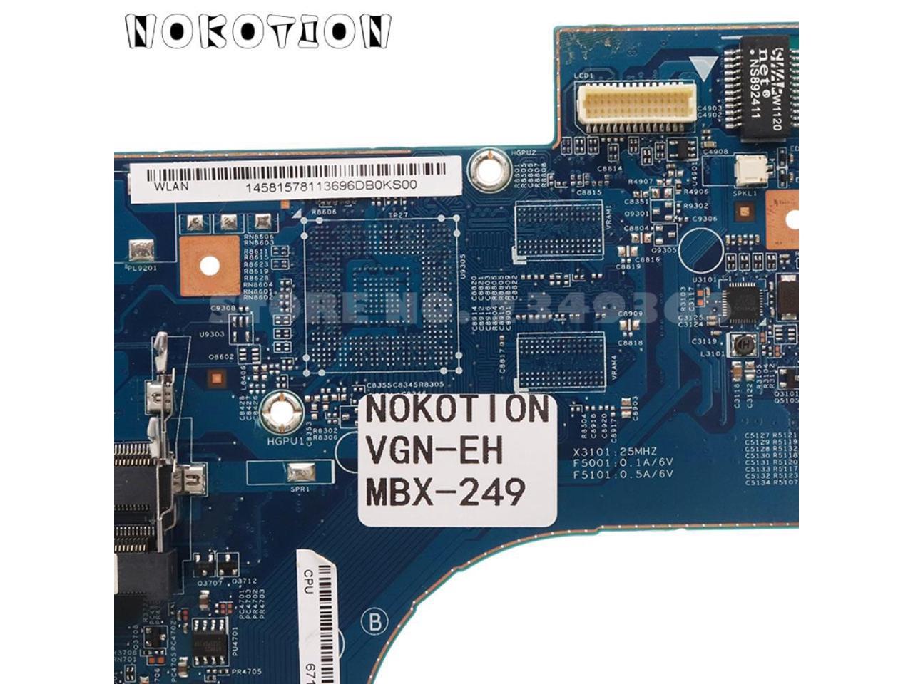 A1829662A MBX-249 48.4MQ01.01M 48.4MQ03.01M For SONY VAIO VGN-EH Laptop Motherboard HM65 DDR3 ...