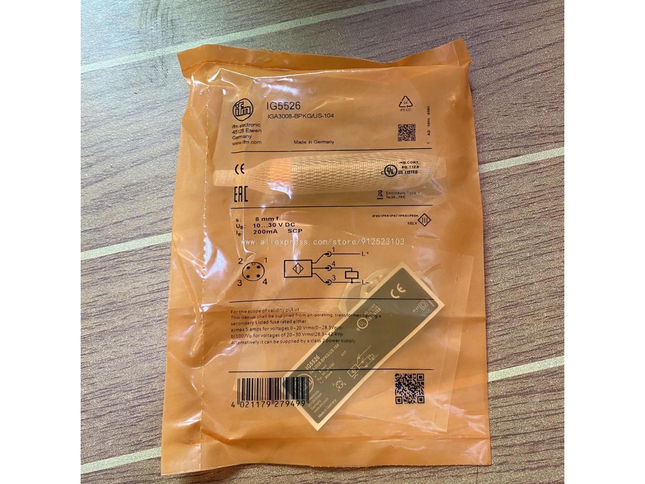 IG5526 IGA3008-BPKG/US-100-DPS IFM Inductive Sensor - Newegg.com