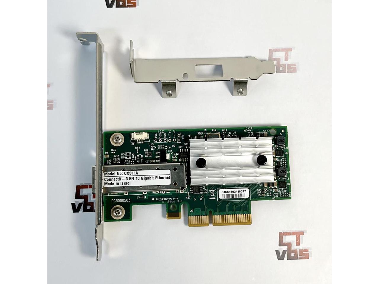 Mellanox MCX311A-XCAT 10G Ethernet CX311A ConnectX-3 EN 10GbE SFP+ PCIe ...