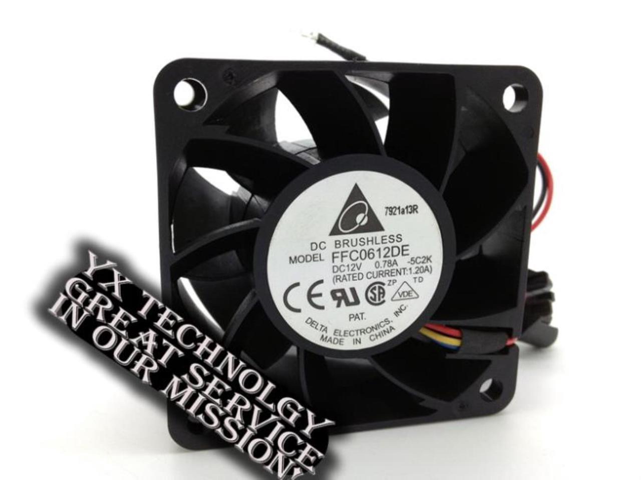 6038 6CM 60mm server chassis cooling fan 12V 0.78A FFC0612DE PWM ...