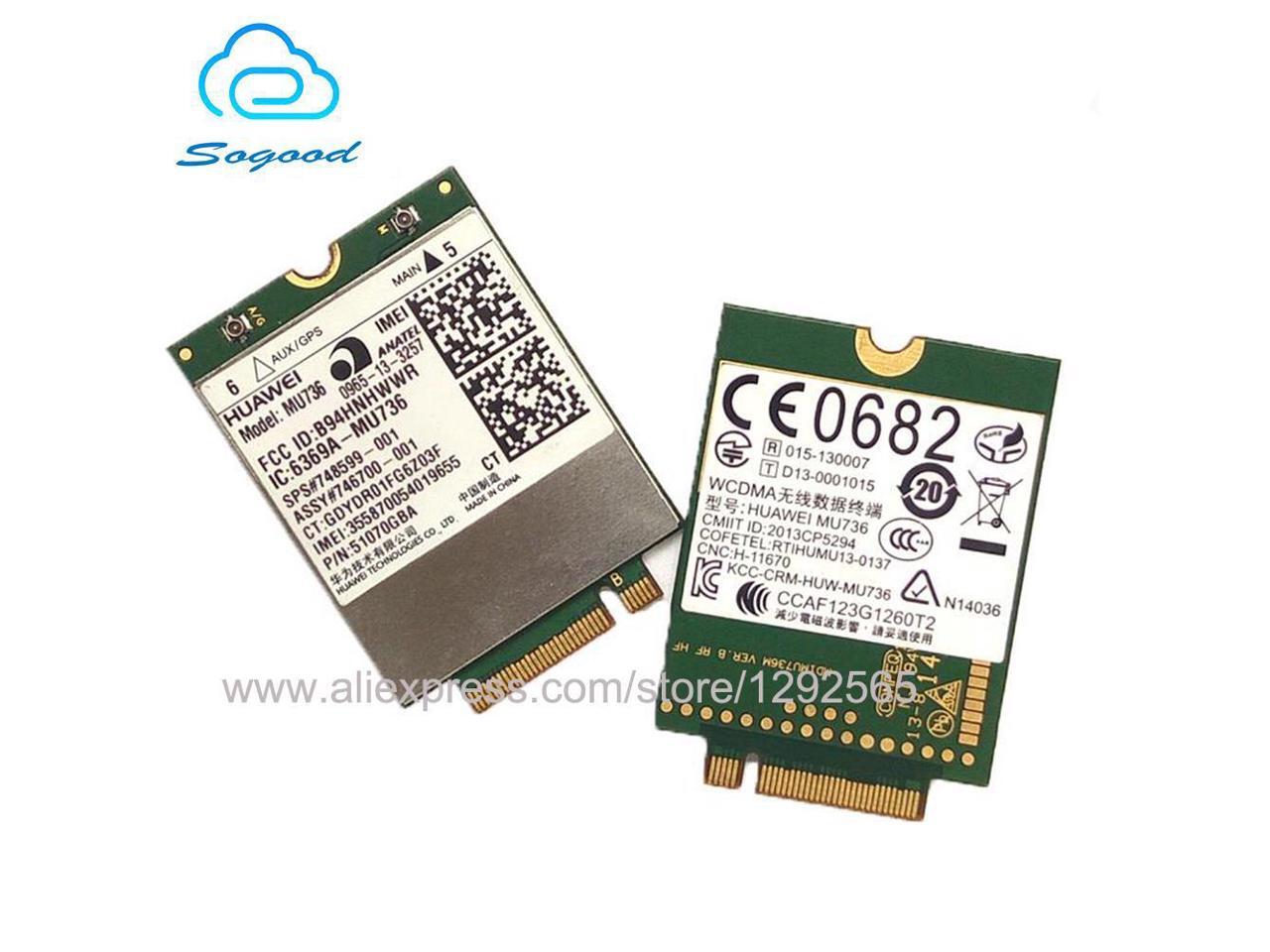 authentic UNLOCKED HUAWEI MU736 Unicom 3G Internet Module NGFF M.2 ...