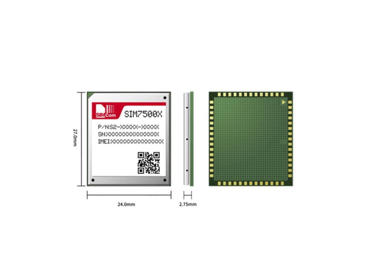 SIMCOM SIM7500JC LTE CAT-1 module for Japan LTE-FDD B1/B18/B19/B2 LGA package support Softbank ...