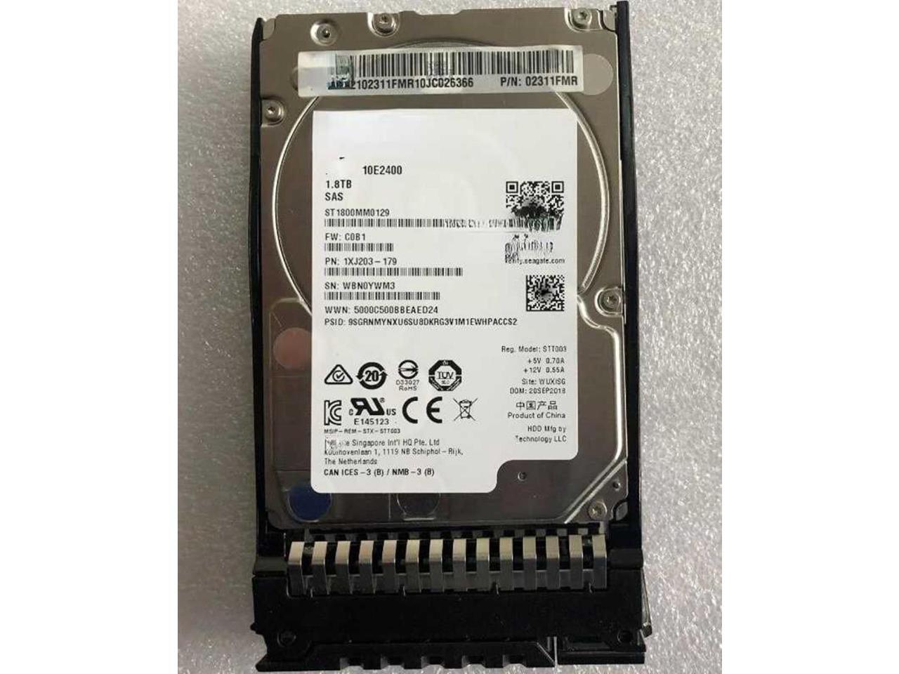 For 02311FMR 1.8T 10K SAS 12Gb RH2288 5588 V5 V3 1.8TB HDD - Newegg.com