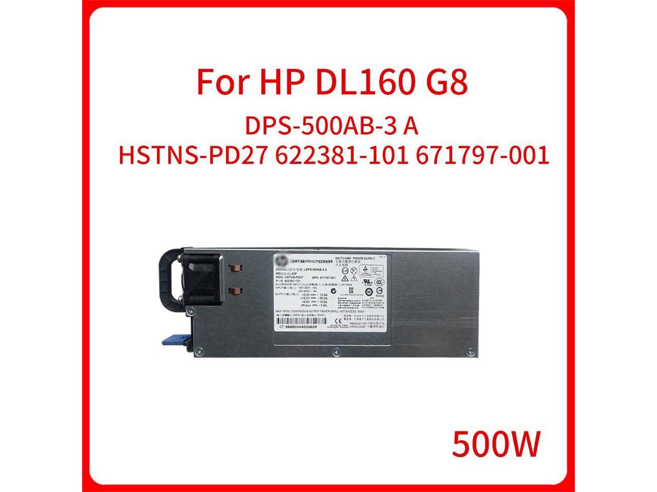500w adaptador de fonte de alimentação DPS-500AB-3 a HSTNS-PD27 622381 ...