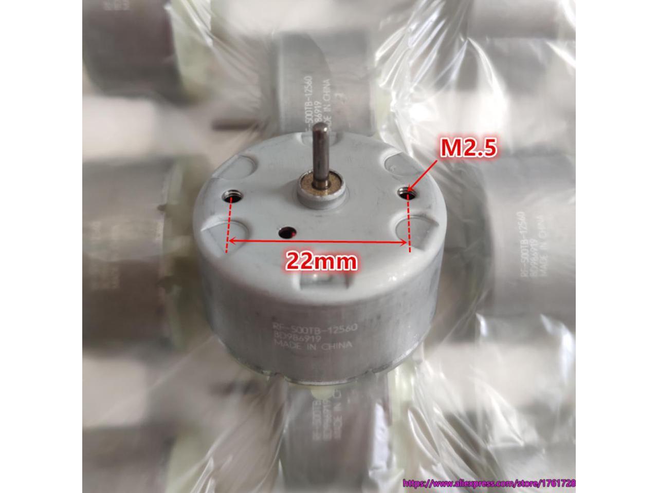 and RF-500TB Mabuchi motor RF-500TB-12560 12V 5500rpm 500 micro DC ...
