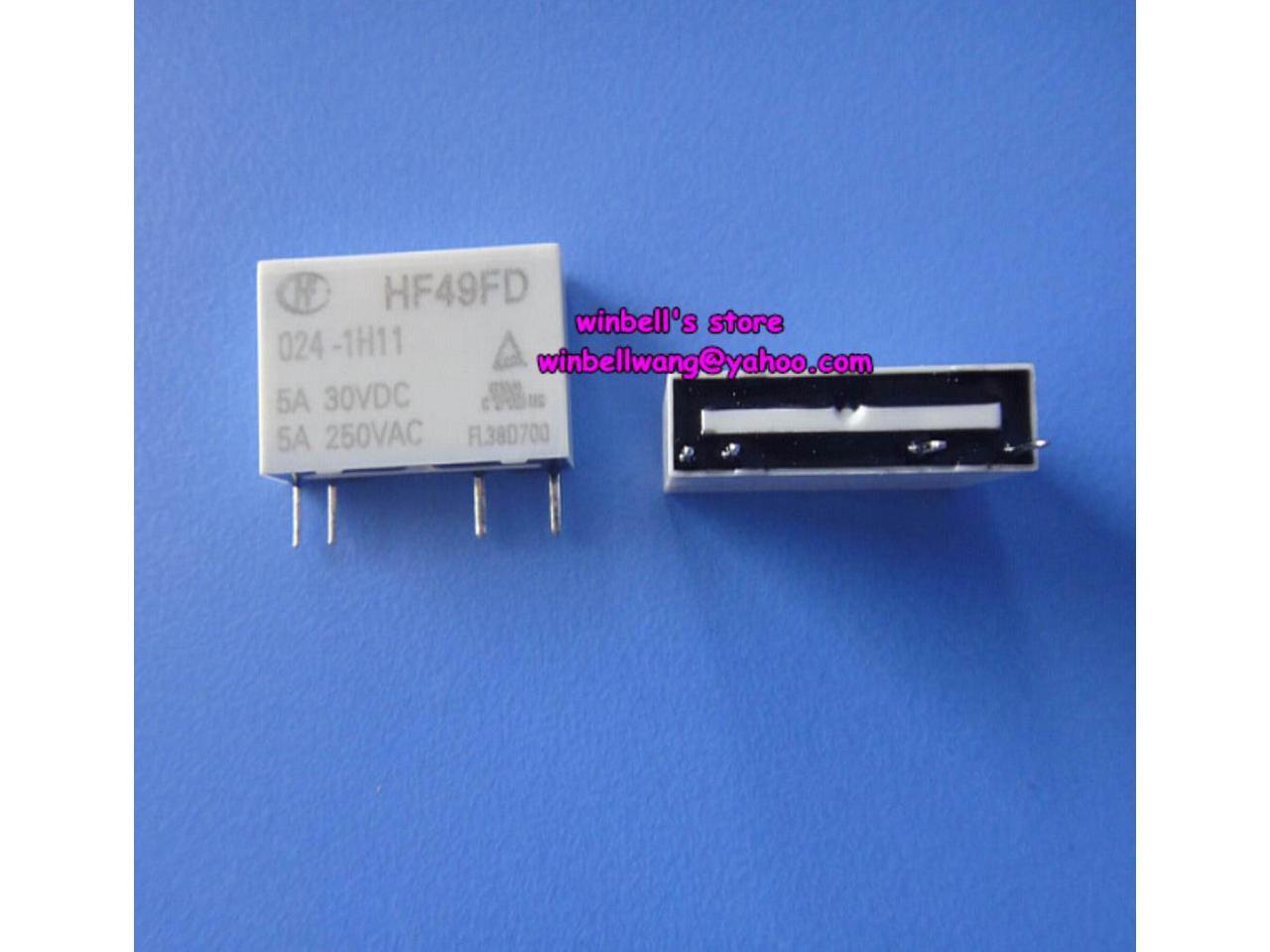 10pcs/lot, HF49FD-024-1H11 24V 4pins relay 5A 250VAC , in stock ~ - Newegg.com