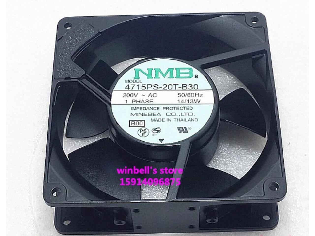 120*120*38mm 12cm cooling fan 4715PS-20T-B30 200V 14/13W metal frame ...