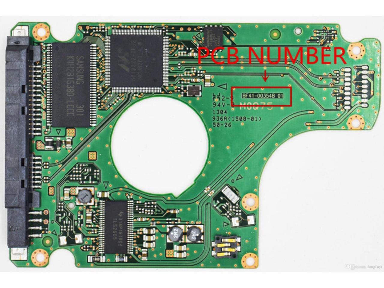 SA notebook hard disk circuit board number BF41-00354B 01 M8_REV.06 ROO ...