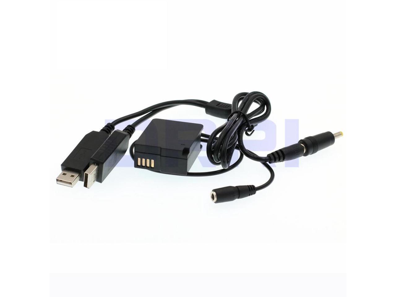 DMW-DCC8 DC Coupler USB cable for Lumix DMC-FZ300 FZ2000 FZ2500 DMC-G5 ...