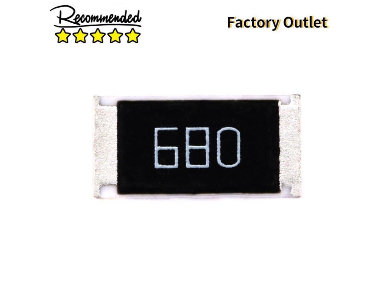 50 pcs 2512 SMD Chip Resistor 68 ohm 68R 680 1W 5% Passive Components ...