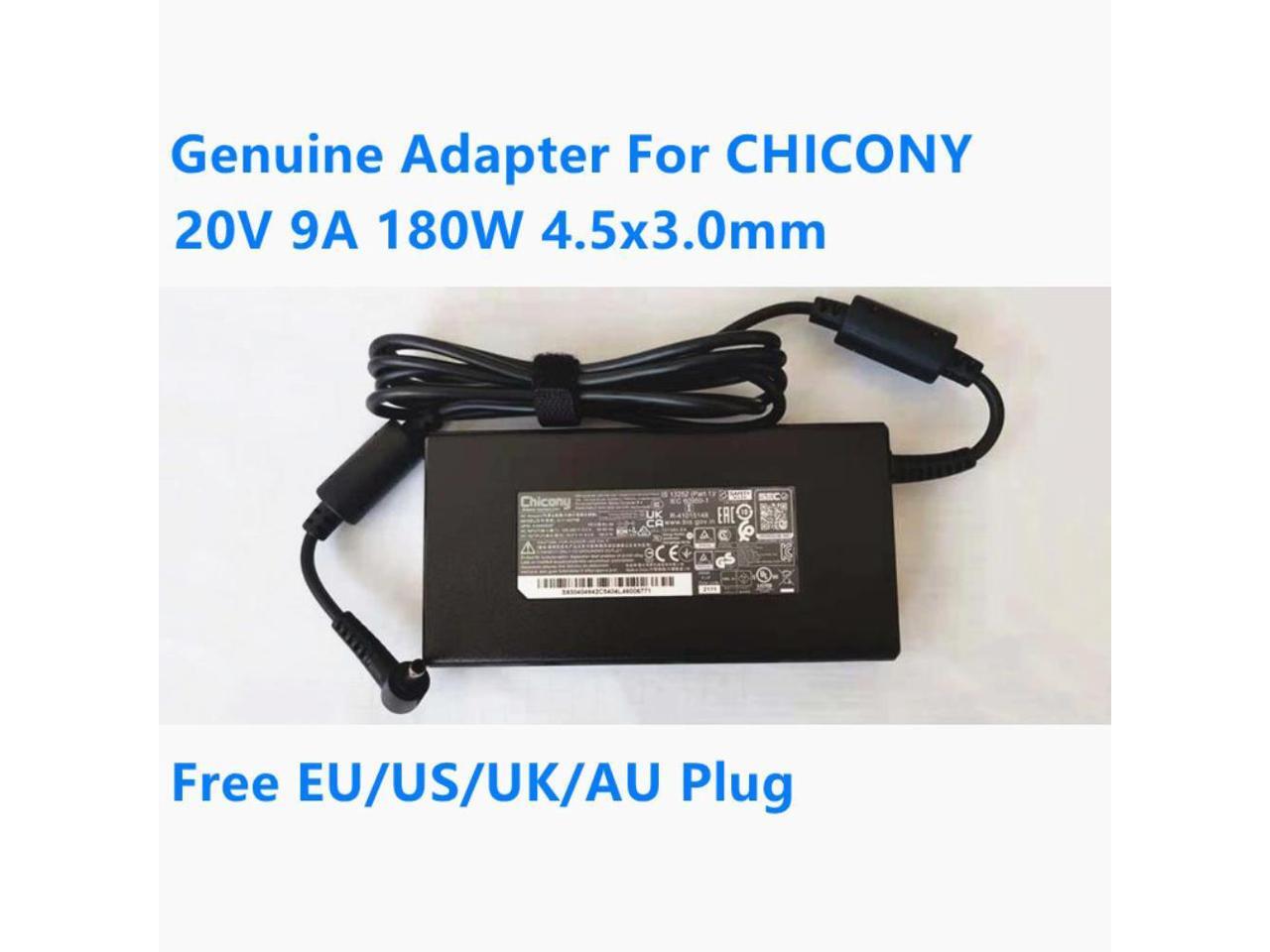 Chicony 20V 9A 180W A17-180P4B A180A063P Power Supply AC Adapter For ...