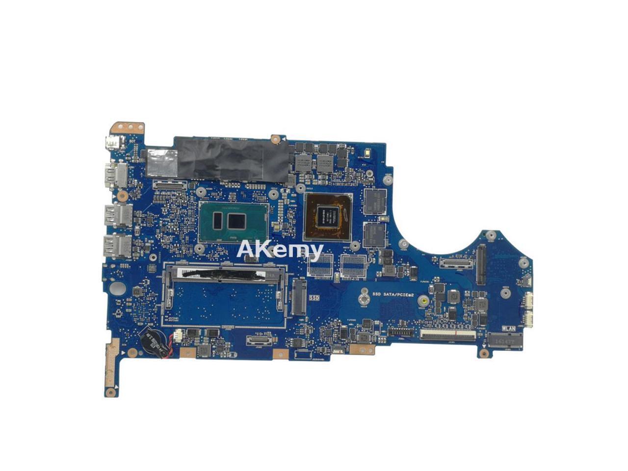 Q524UQ Laptop Motherboard Q524U Q524UQ FOR Asus Fully tested 8G RAM I7 ...