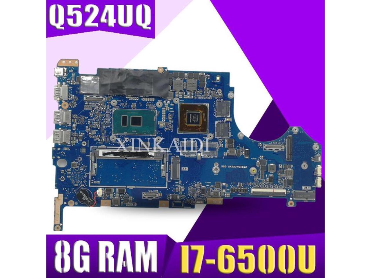 Q524UQ Laptop Motherboard Q524U Q524UQ FOR Asus Fully tested 8G RAM I7 ...