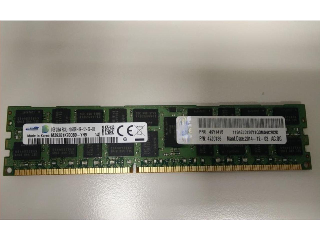 RAM for IBM 49Y1446 49Y1415 X3550 3650M2 M3 M4 server memory 8G 1333 ...